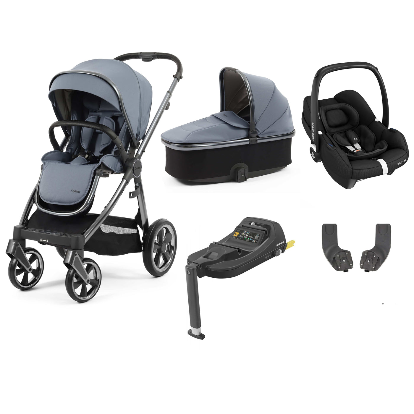 Oyster 4 Prams & Oyster 3 Travel Systems