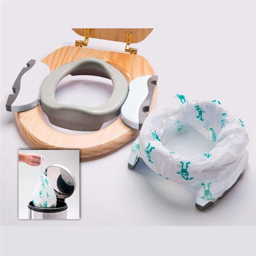 Potette Plus 2 in 1 Travel Potty Grey/White | Baby & Co